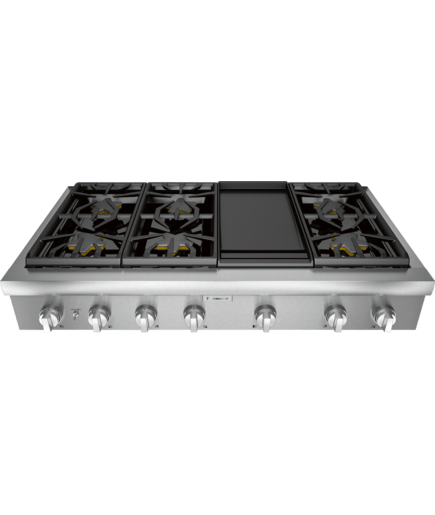 Parrilla THERMADOR Pro Rangetop 48" 6 BRNR Griddle - PCG486WD | Equipos ...
