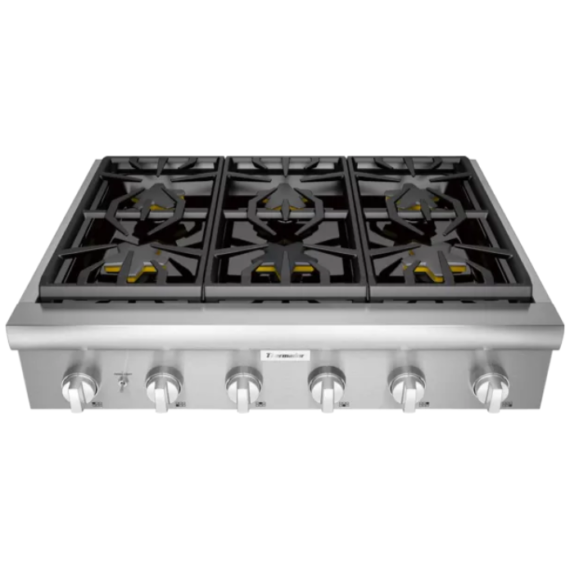 Parrilla THERMADOR Pro Rangetop 36" 6 BRNR PCG366W | Equipos y ...